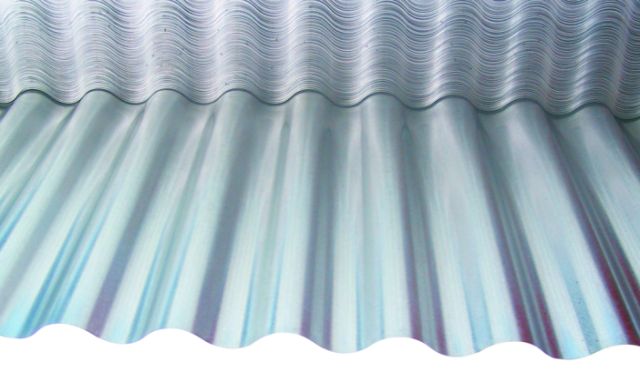 Wellblech Profil 18/76 verzinkt 0,6 mm Baubreite 1064 mm, Länge zu 2 ...